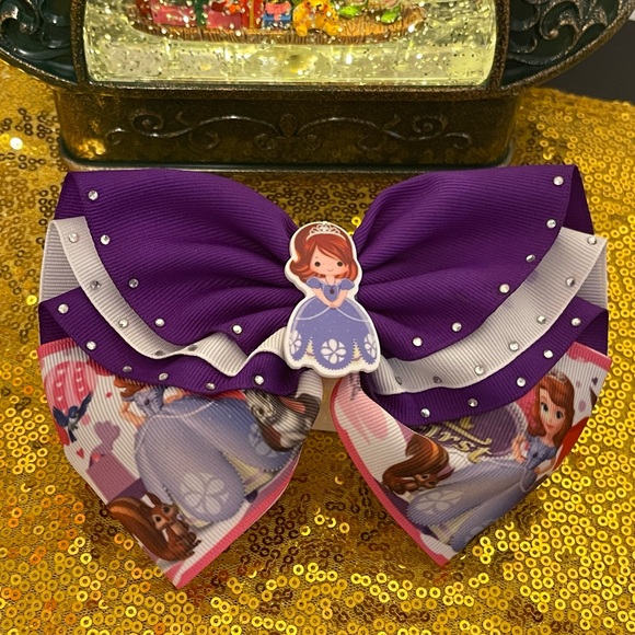 Handmade | Accessories | Sofia The First Hair Bow | Poshmark
